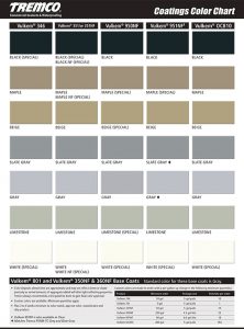 Color Charts – TB Philly, Inc Philadelphia’s Premier Waterproofing ...