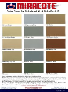 Color Charts – TB Philly, Inc Philadelphia’s Premier Waterproofing ...